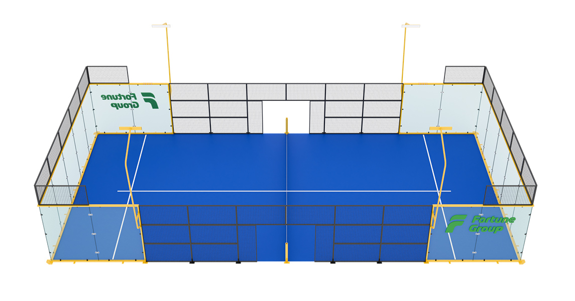 FX-P03 360 Full Panoramic Padel Court | Outside Paddle Court