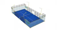 FX-P03 360 Full Panoramic Padel Court | Outside Paddle Court